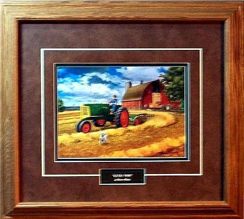 Charles Freitag Oliver Twist Tractor Print-Framed | WildlifePrints.com
