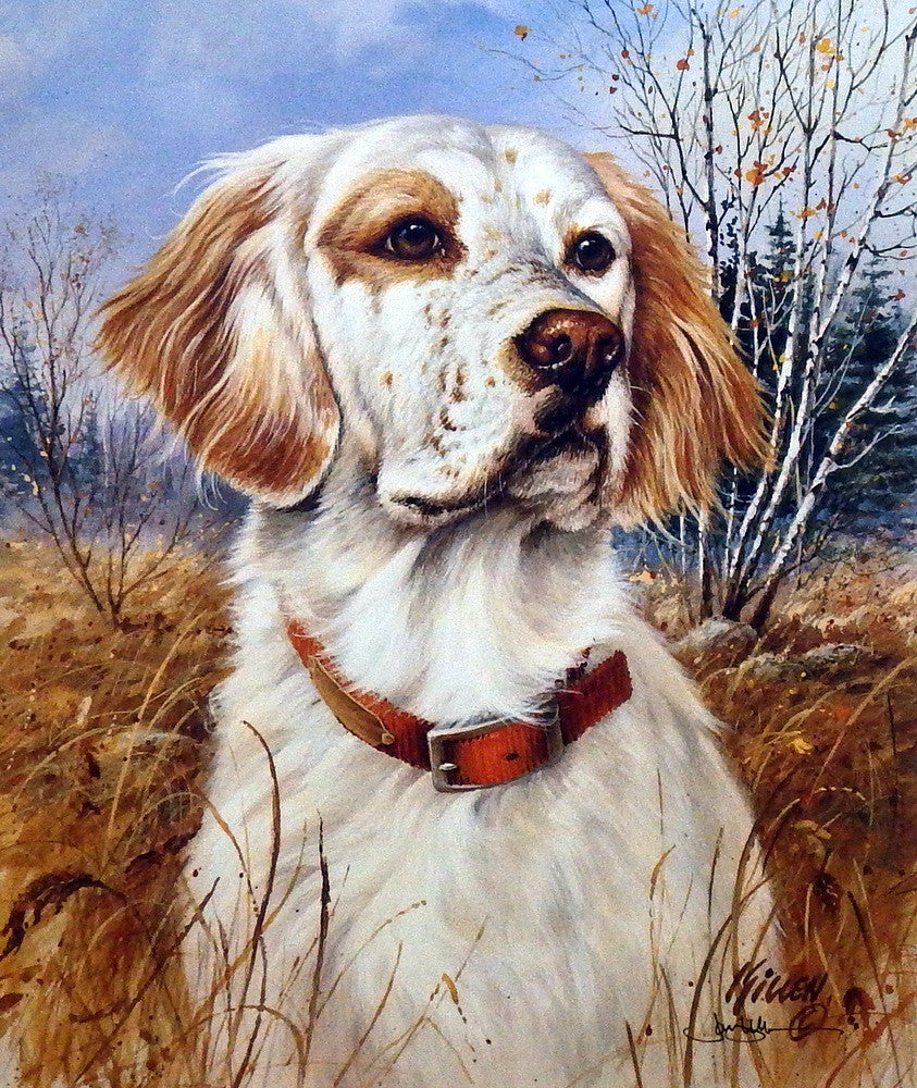 Artist James Killen Unframed Print That's My Dog Too-English Setter ...